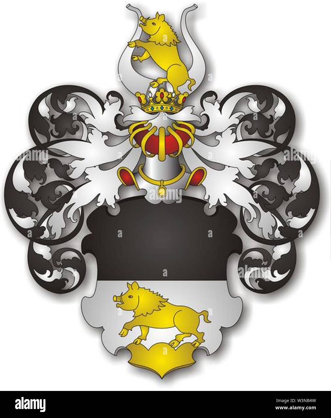 CoatOfArms Georg von Rauch Stock Photo - Alamy