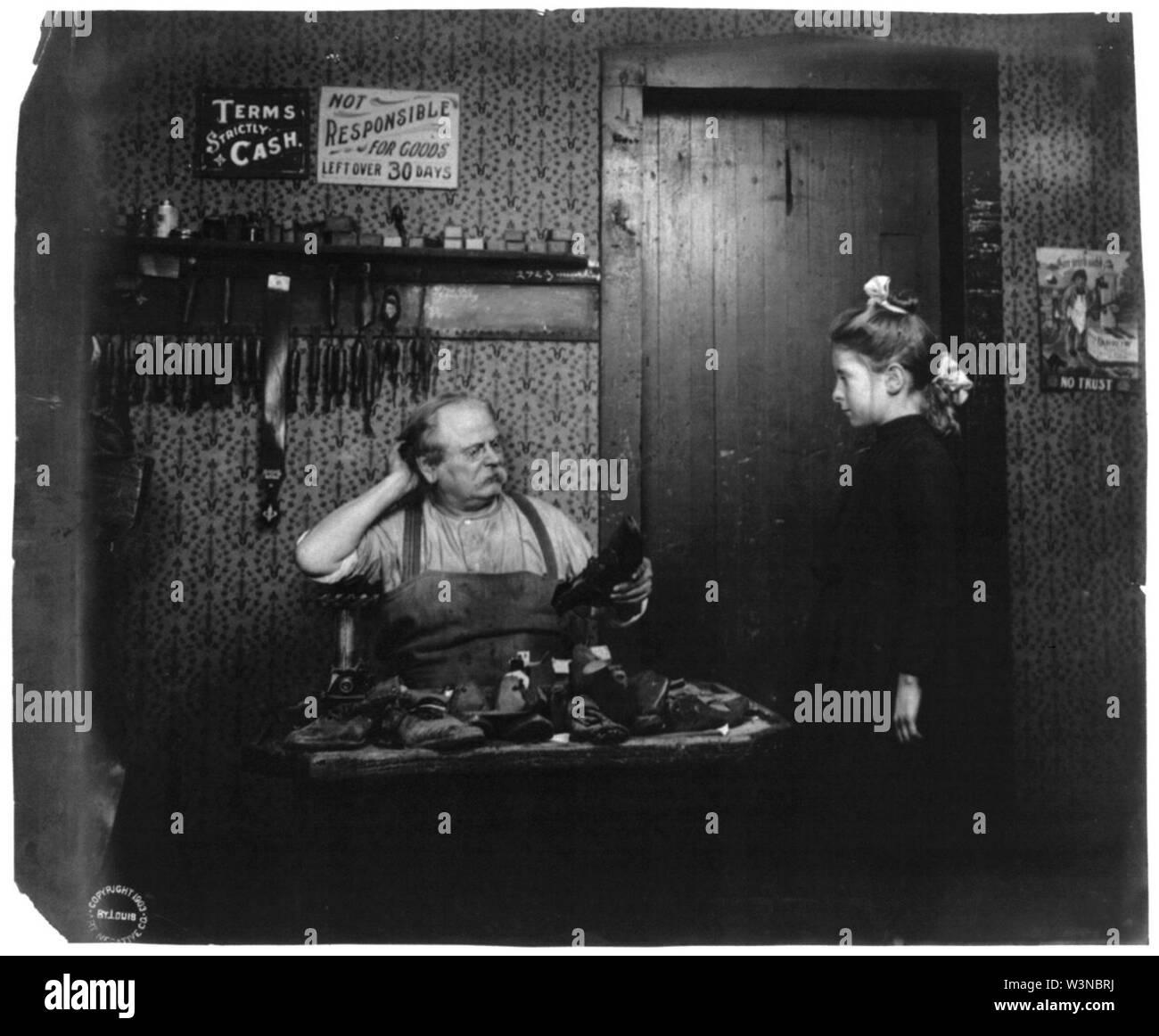 Girl work archive Cut Out Stock Images & Pictures - Alamy