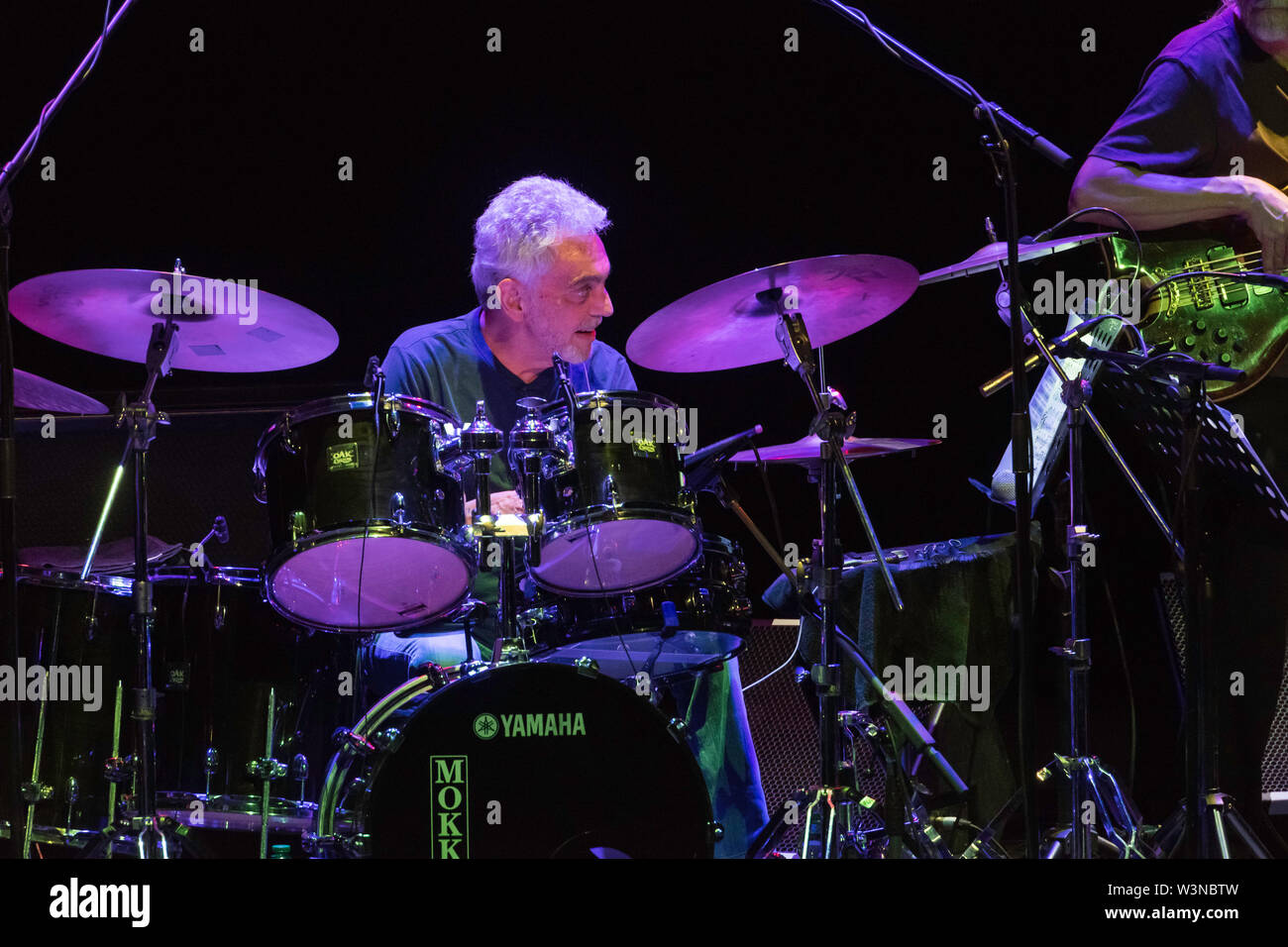 Rome, Italy. 15th July, 2019. Drummer Steve Gadd, one of the most ...