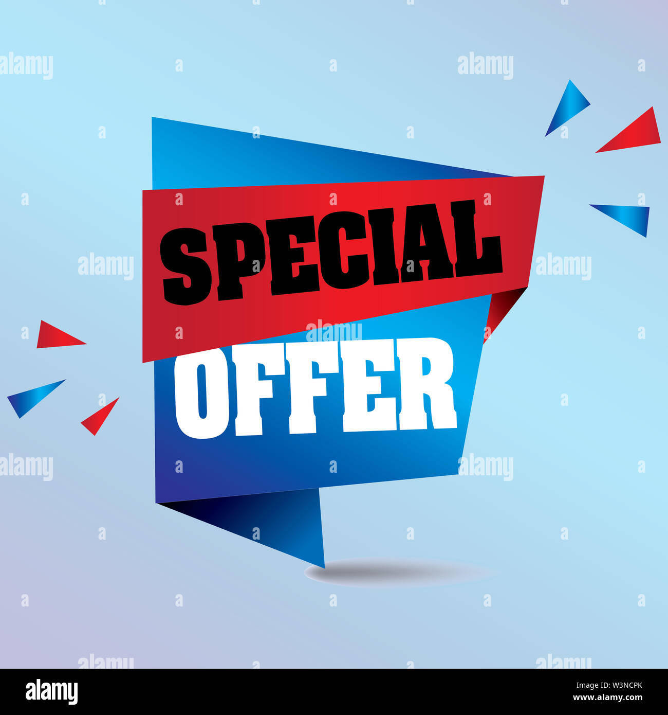 Special Offer Banner vector format Stock Photo - Alamy