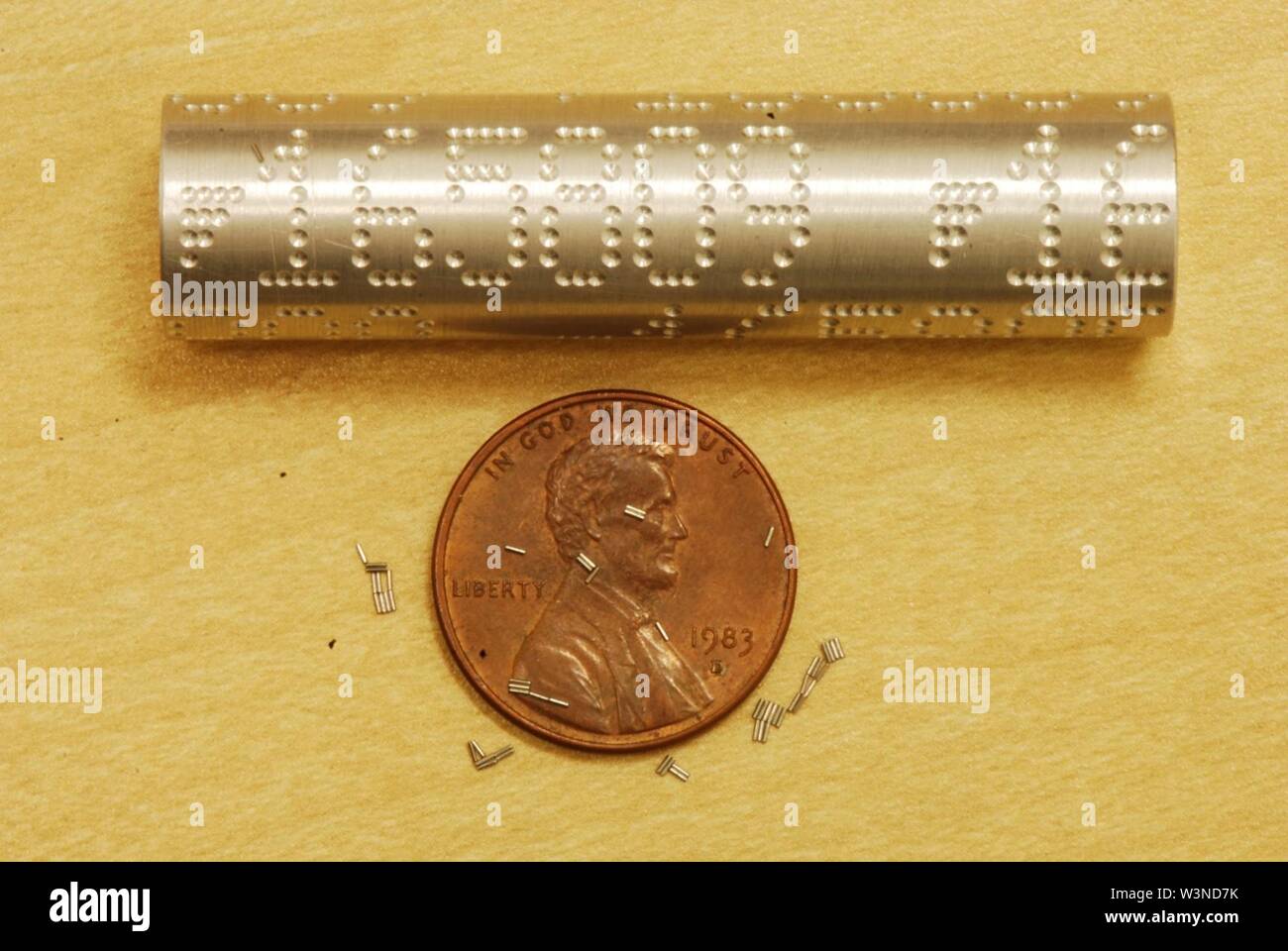 Coded Wire Tags and Model Stock Photo - Alamy