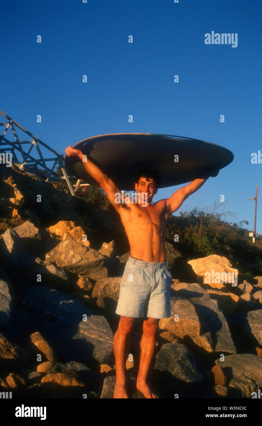 Malibu, California, USA 27th September 1994 (Exclusive) Acrobat/artist ...