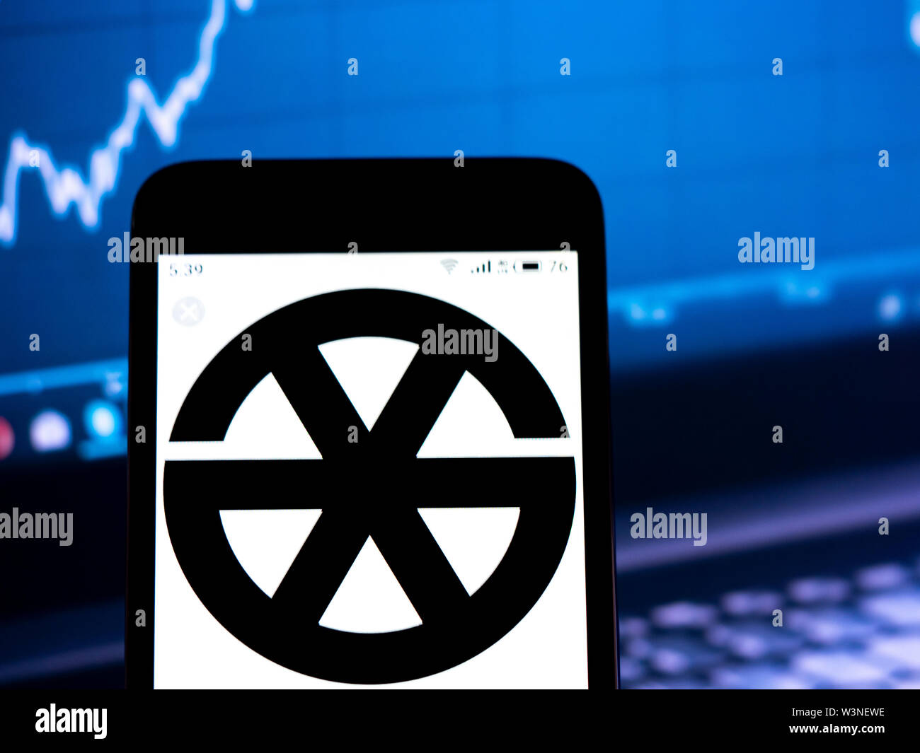 In this photo illustration the Nishi-Nippon Railroad Co., Ltd. logo is ...