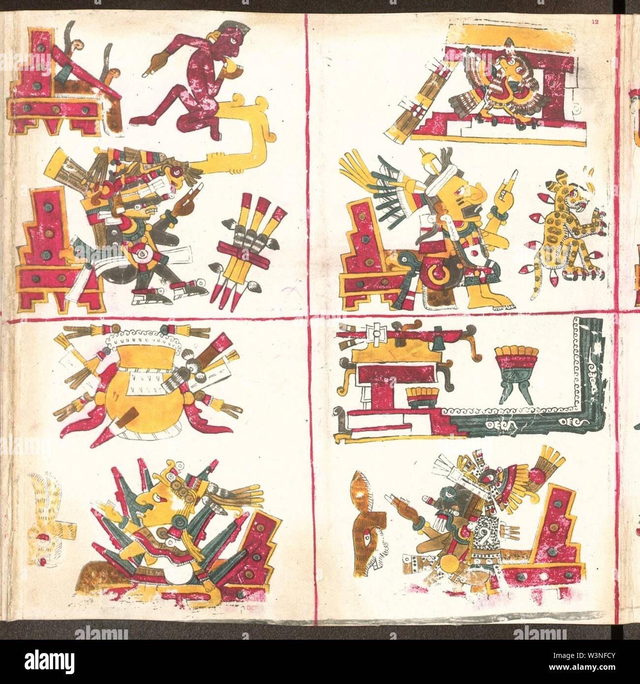 Codex borgia page hi-res stock photography and images - Alamy