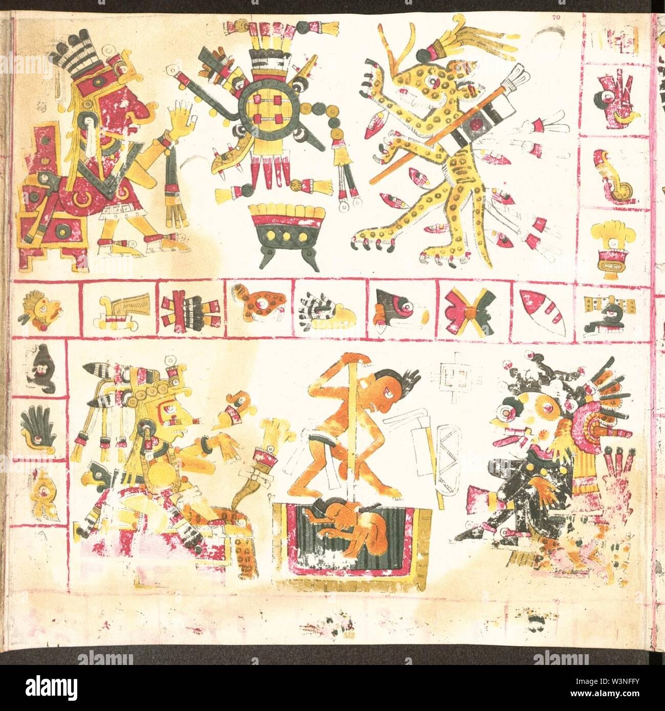 Codex borgia page hi-res stock photography and images - Alamy