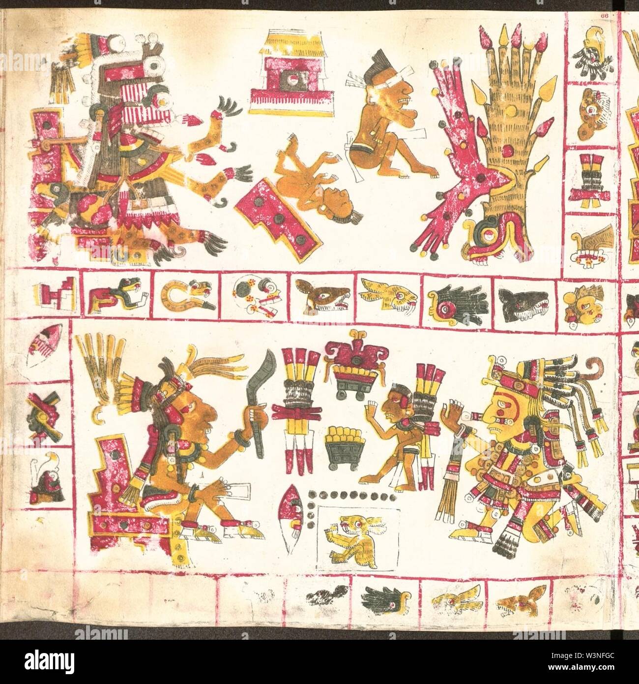 Codex borgia page hi-res stock photography and images - Alamy