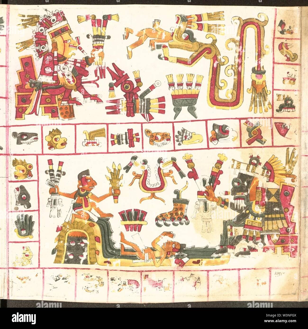 Codex borgia page hi-res stock photography and images - Alamy