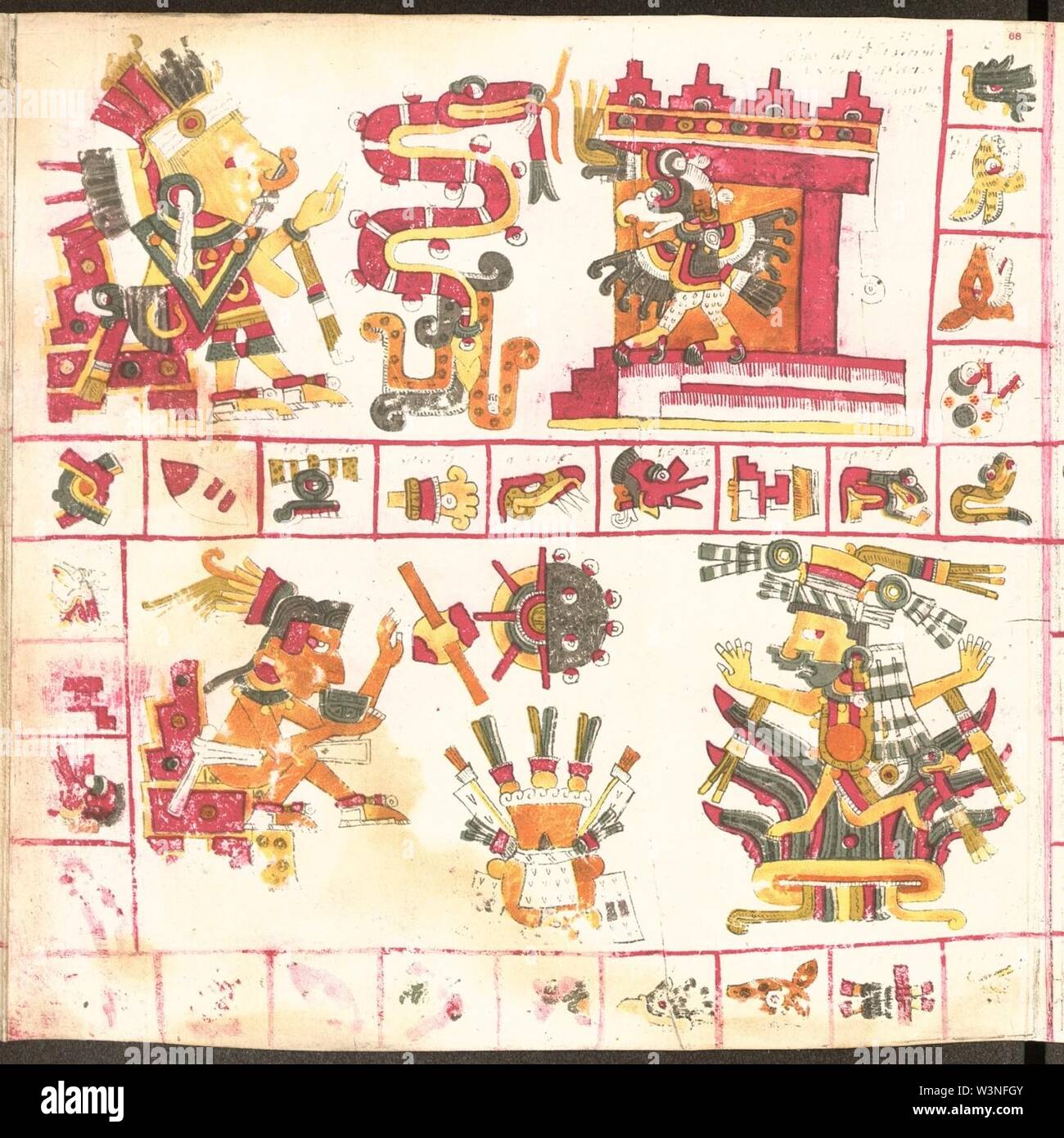 Codex borgia page hi-res stock photography and images - Alamy