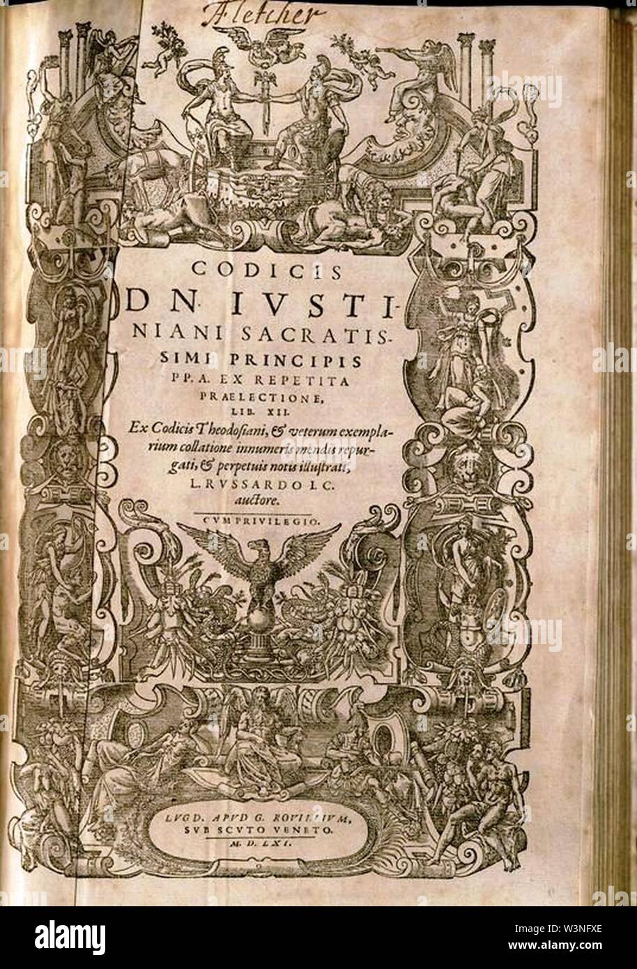 Codex iustinianus hi-res stock photography and images - Alamy