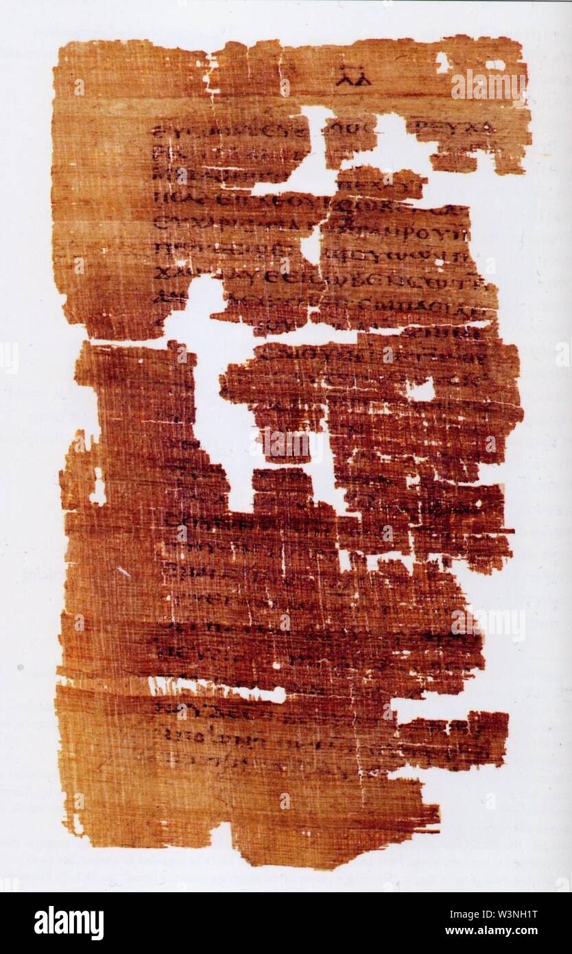 Codex Tchacos p34 Stock Photo - Alamy
