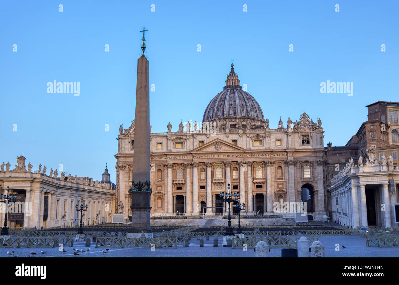 St. Peter's Square in Vatican City - Rome, Italy Stock Photo - Alamy