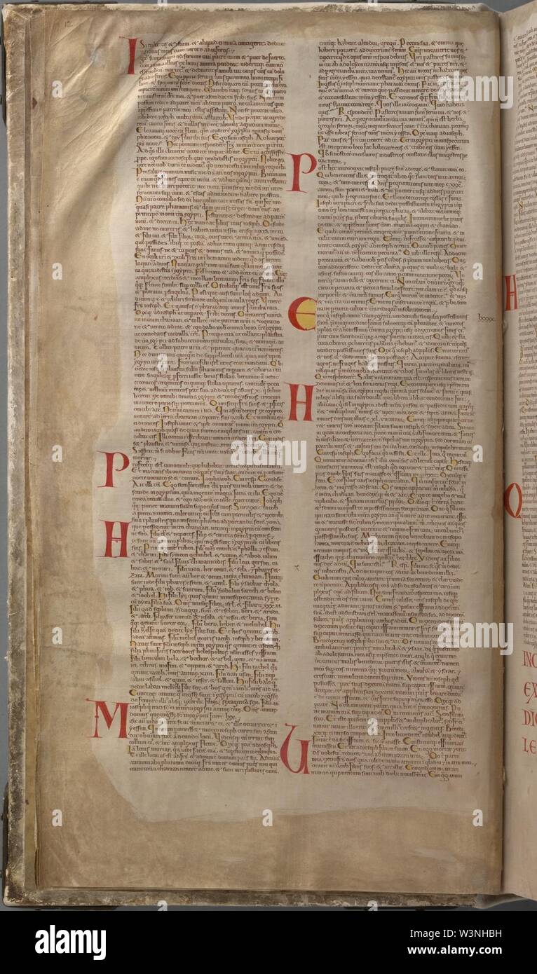 CodexGigas 012 Genesis Stock Photo - Alamy