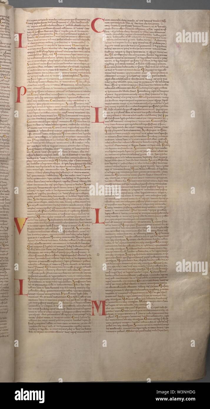 CodexGigas 023 Leviticus Stock Photo - Alamy