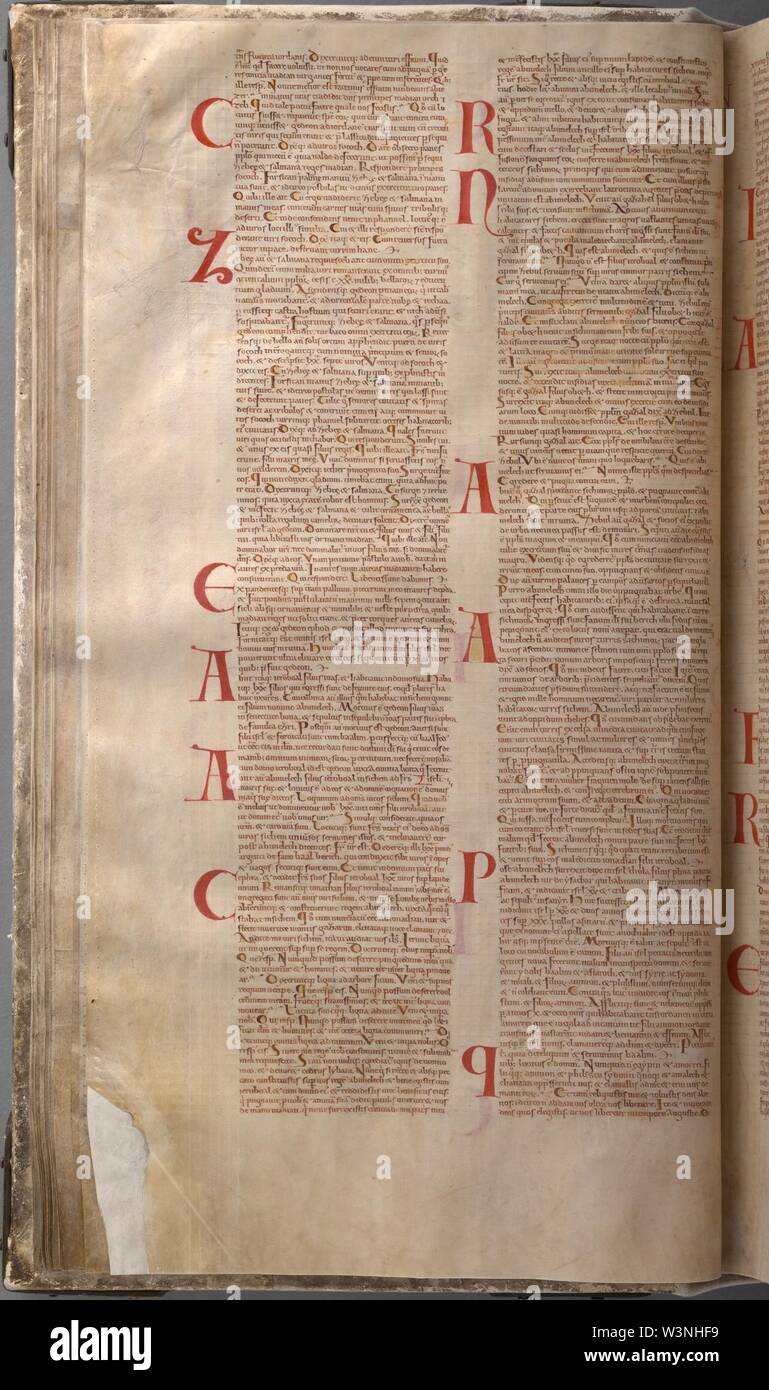 CodexGigas 054 Judges Stock Photo - Alamy