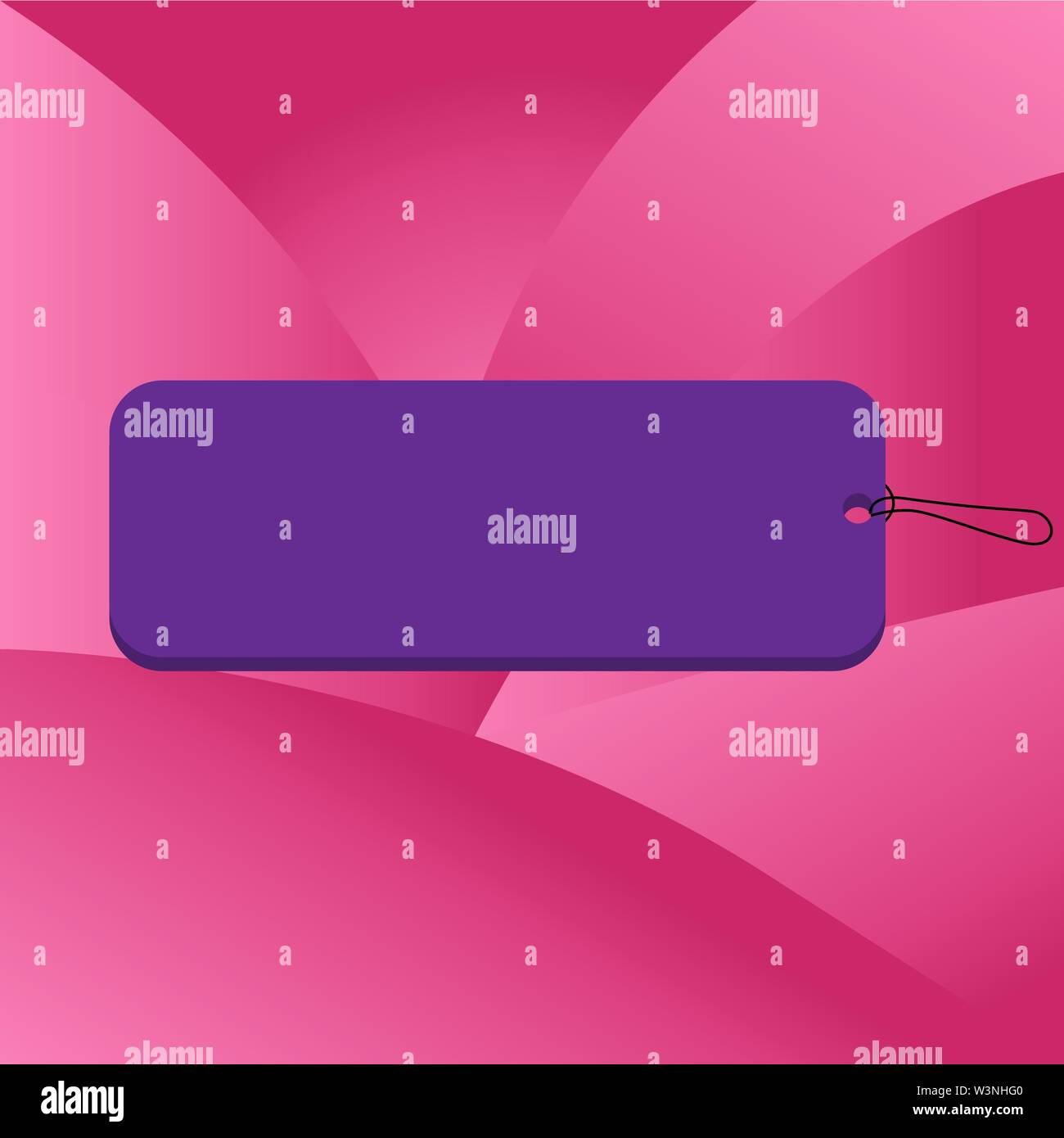 Label tag badge rectangle shaped empty space string colorful background ...