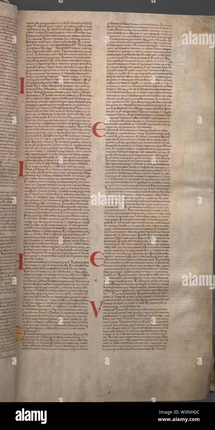 CodexGigas 079 Jeremiah Stock Photo - Alamy