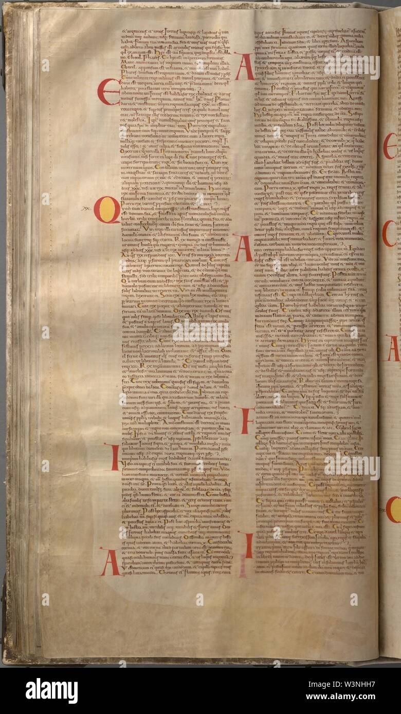 CodexGigas 104 Daniel Stock Photo - Alamy