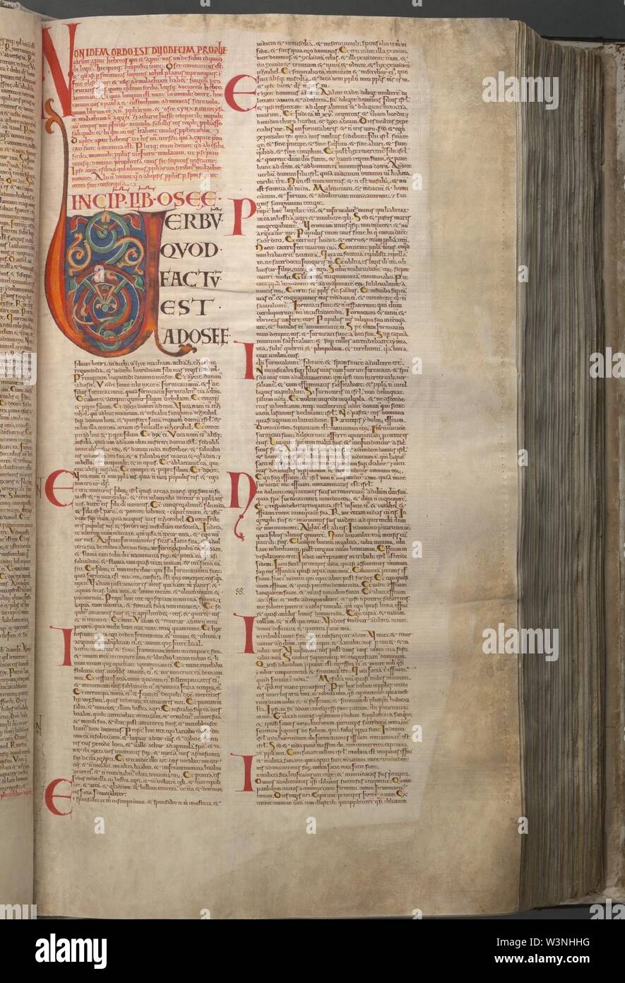 CodexGigas 107 MinorProphets Stock Photo - Alamy