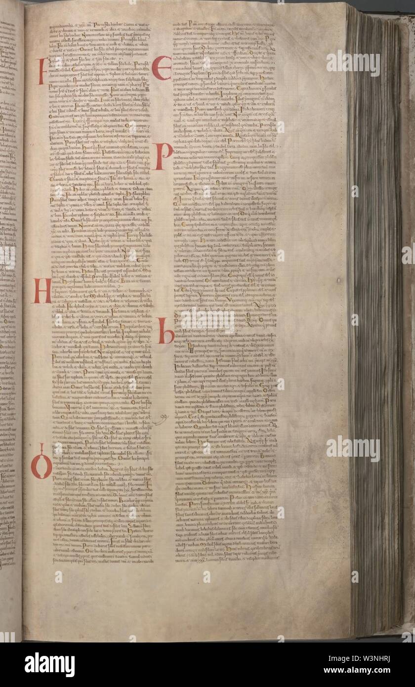 CodexGigas 195 I-IIChronicles Stock Photo - Alamy