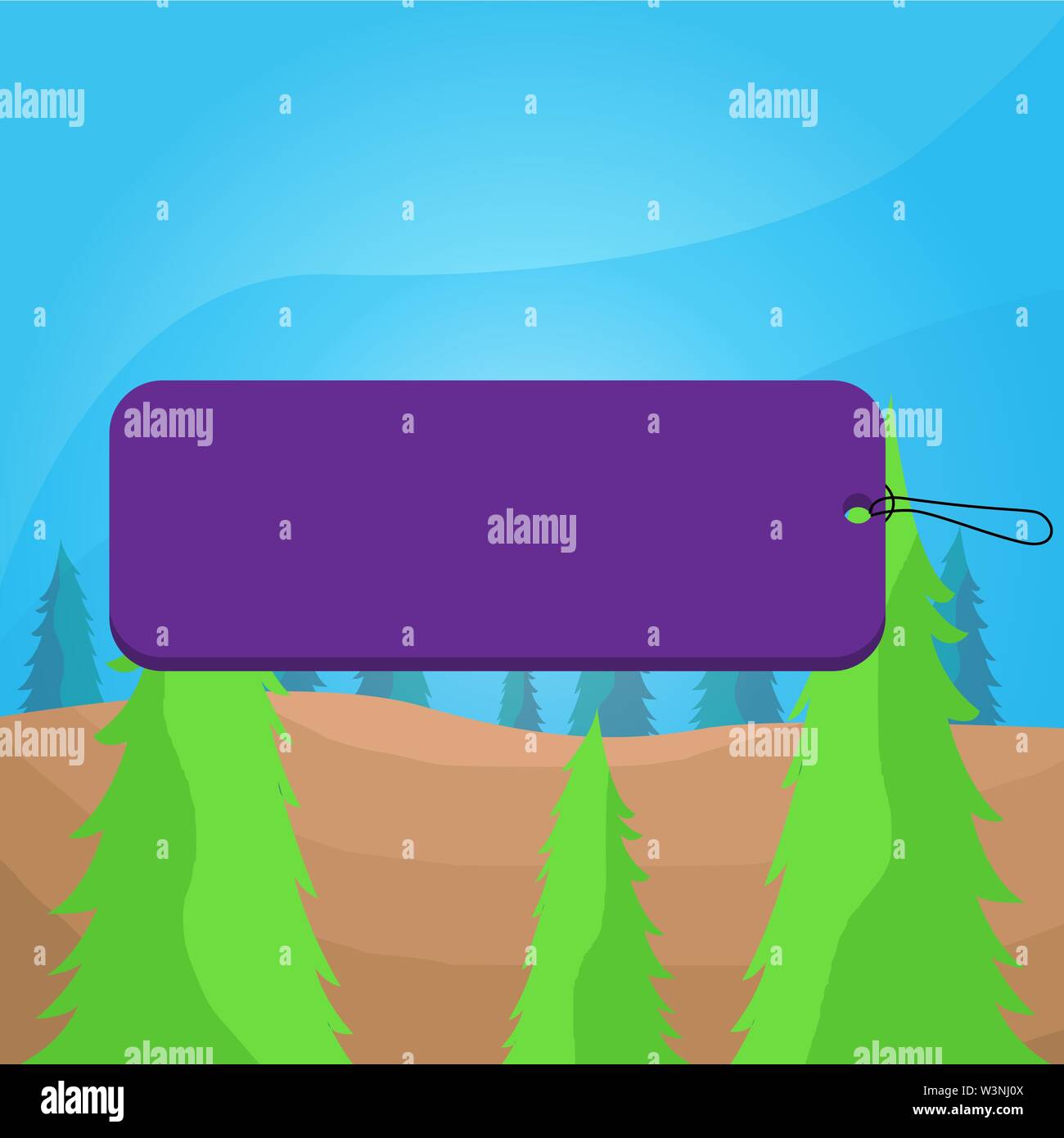 Label tag badge rectangle shaped empty space string colorful background ...