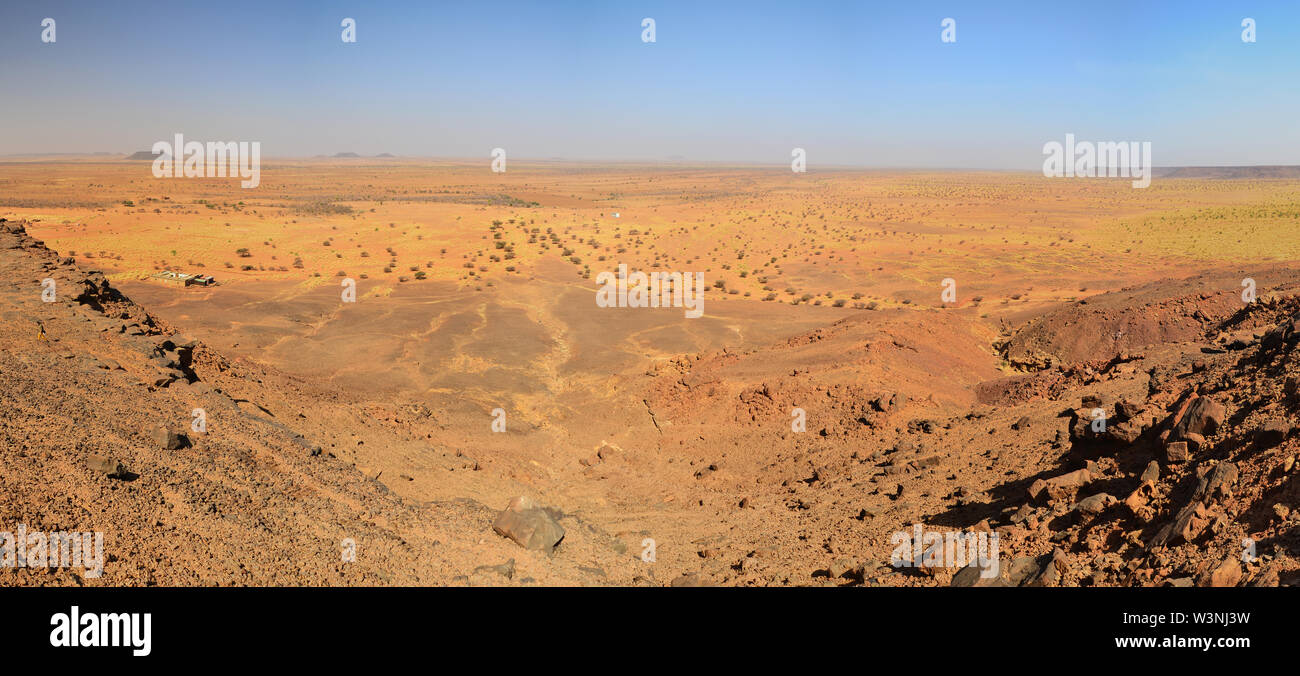 Panorama of Sudan desert Stock Photo - Alamy