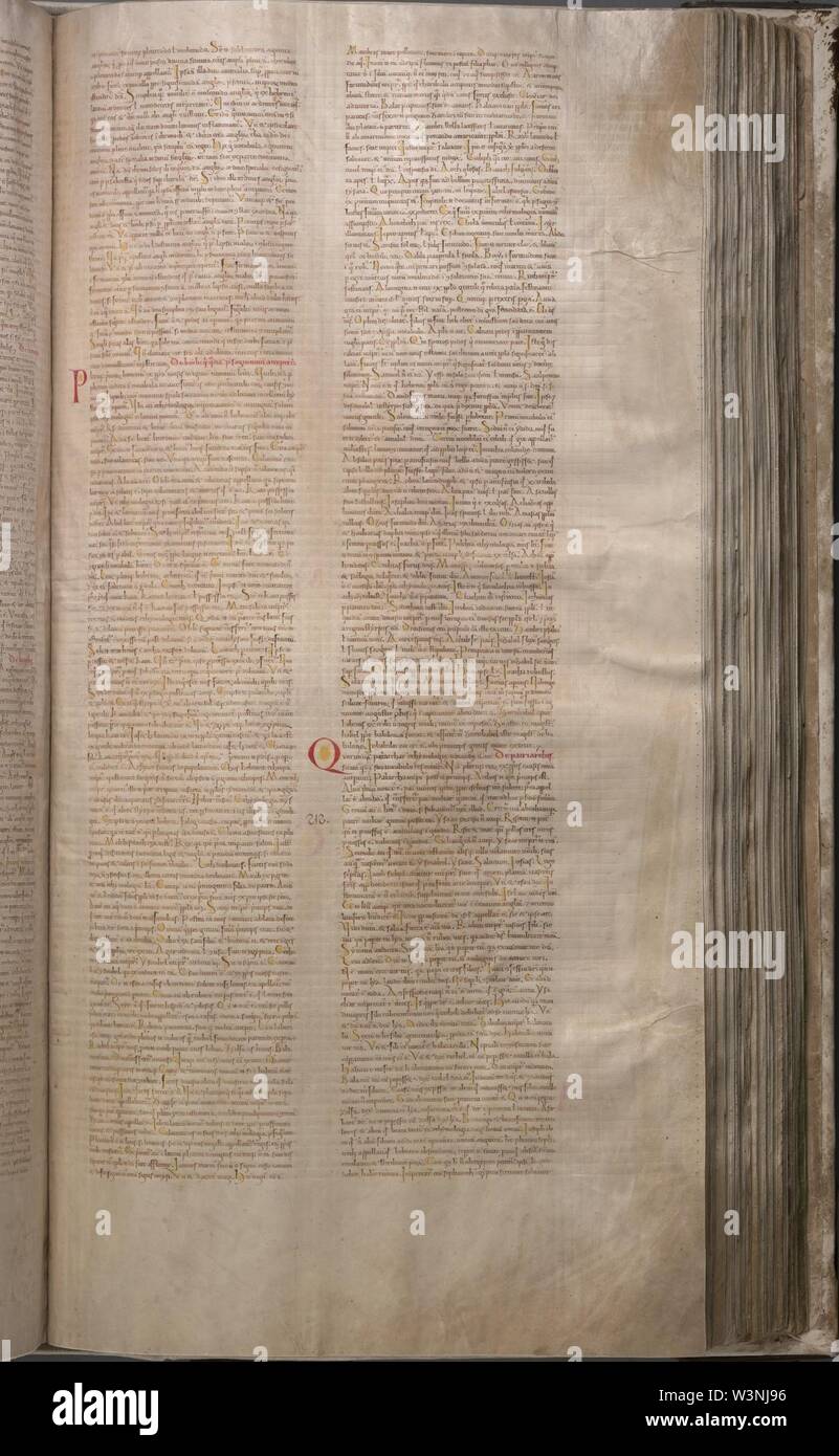 CodexGigas 421 Isidorus Stock Photo - Alamy