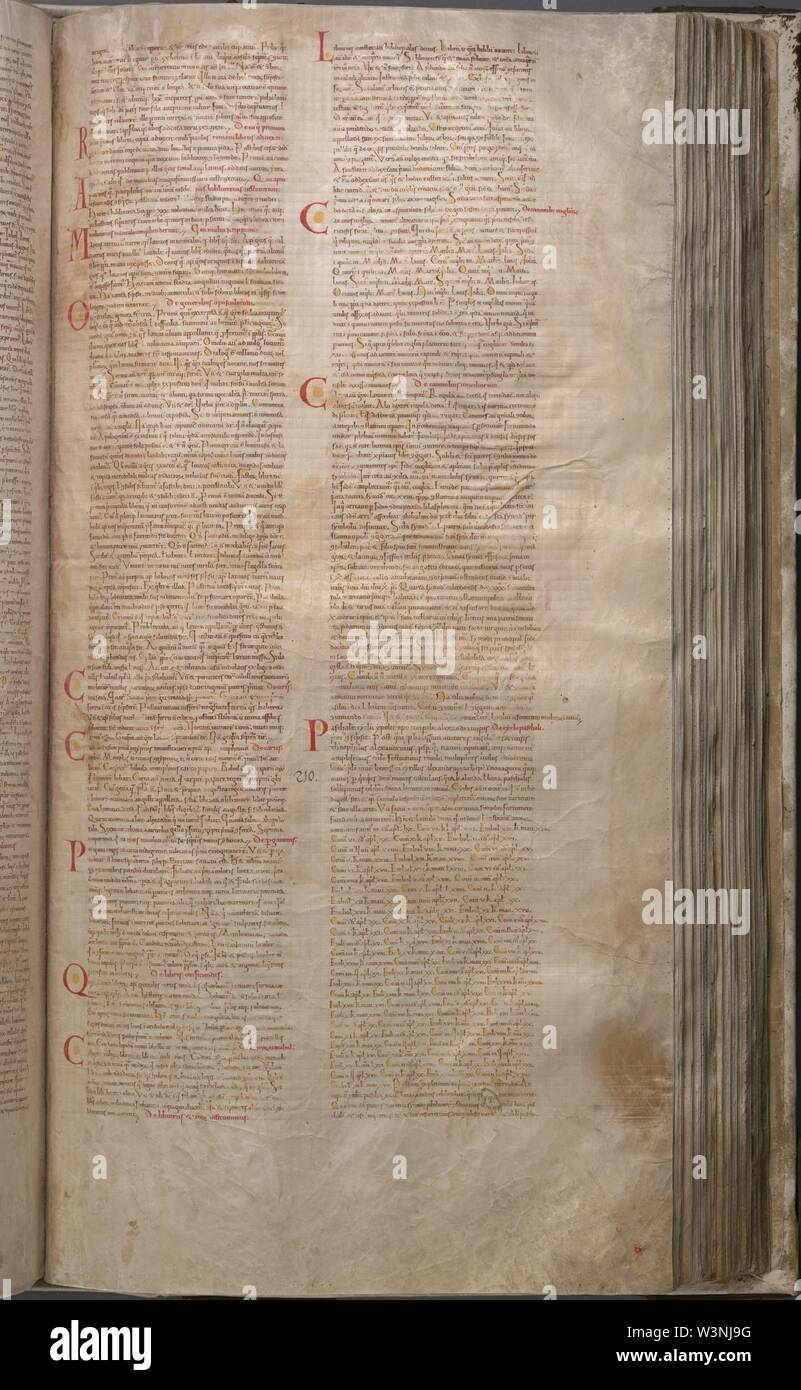 CodexGigas 417 Isidorus Stock Photo - Alamy