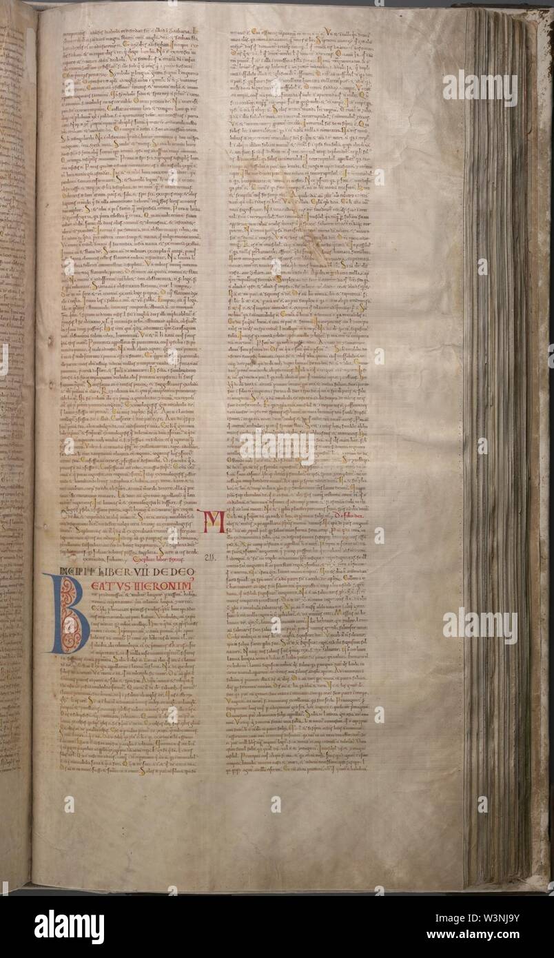 CodexGigas 419 Isidorus Stock Photo - Alamy