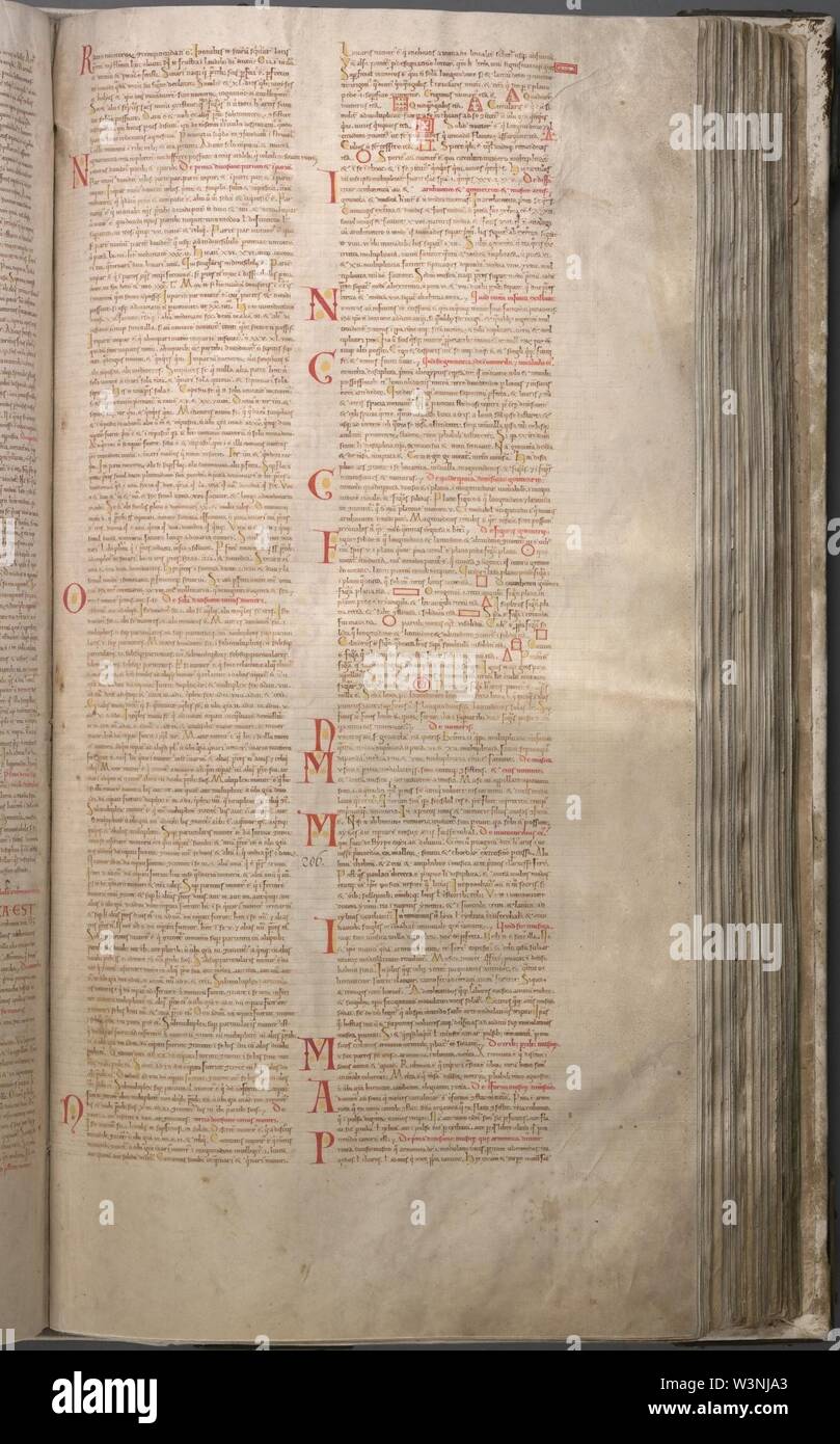 CodexGigas 409 Isidorus Stock Photo - Alamy