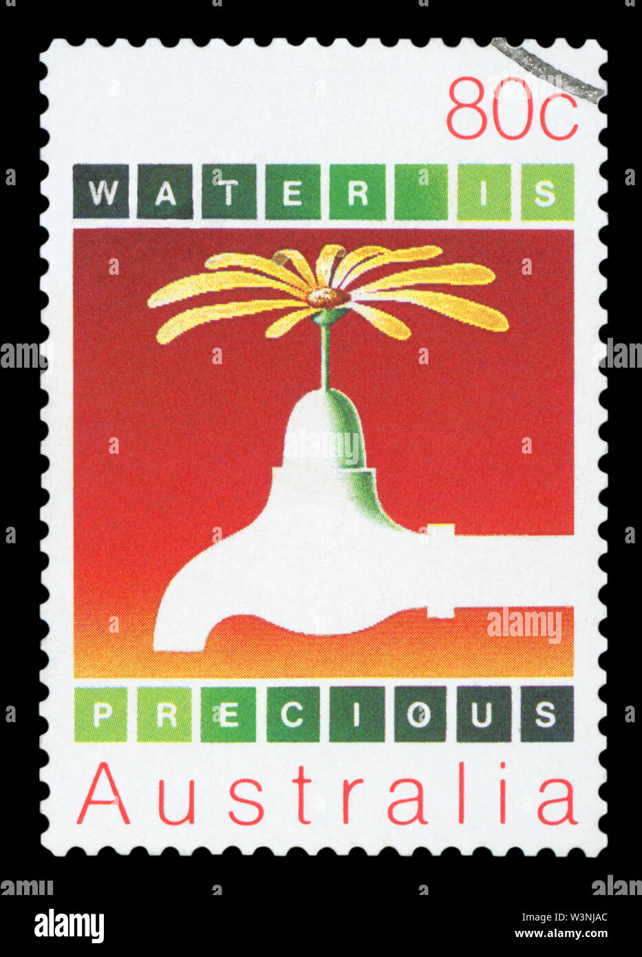 AUSTRALIA - CIRCA 1985:A Cancelled postage stamp from Australia ...