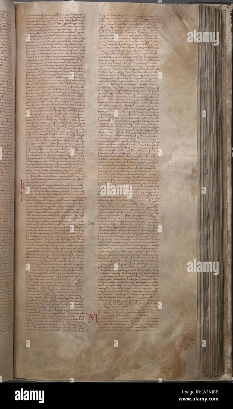 CodexGigas 437 Isidorus Stock Photo - Alamy