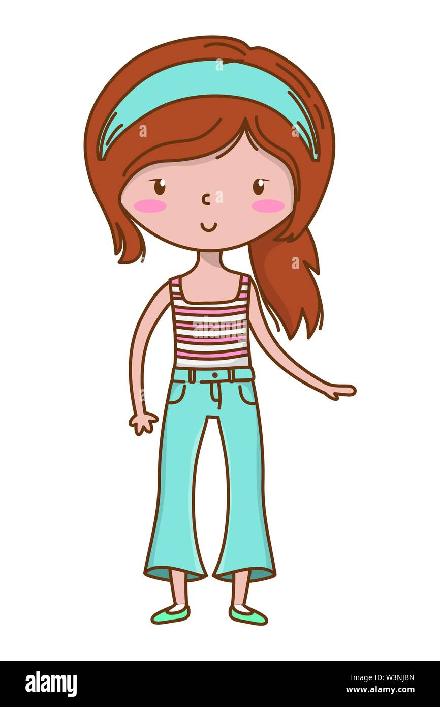 Teenager girl design, Female people young teen beautiful and woman ...