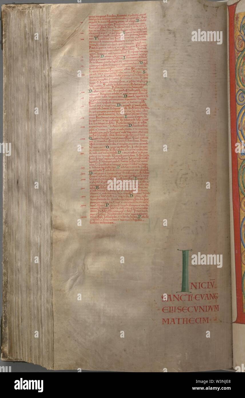 CodexGigas 504 Matthew Stock Photo - Alamy