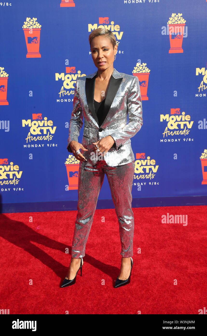 2019 MTV Movie And TV Awards Featuring: Jada Pinkett Smith Where: Santa ...