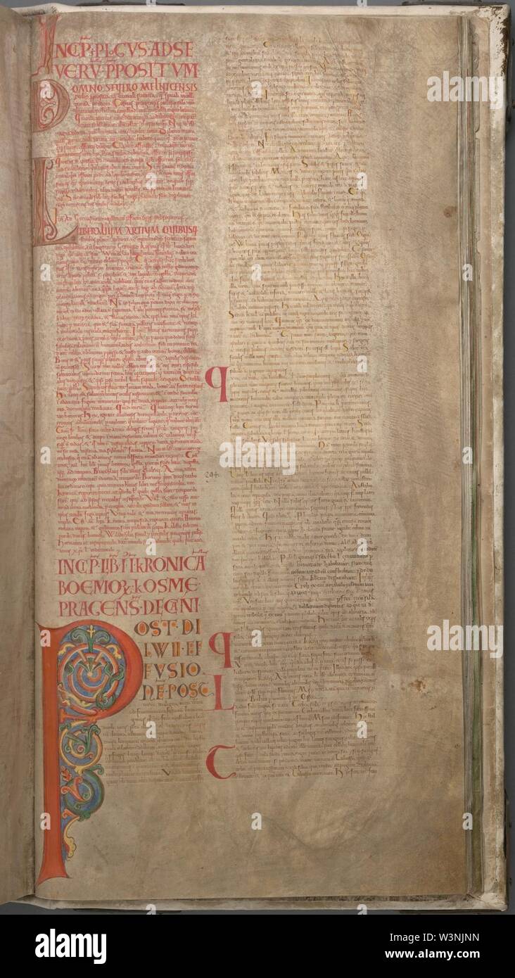 CodexGigas 585 Cosmas Stock Photo - Alamy