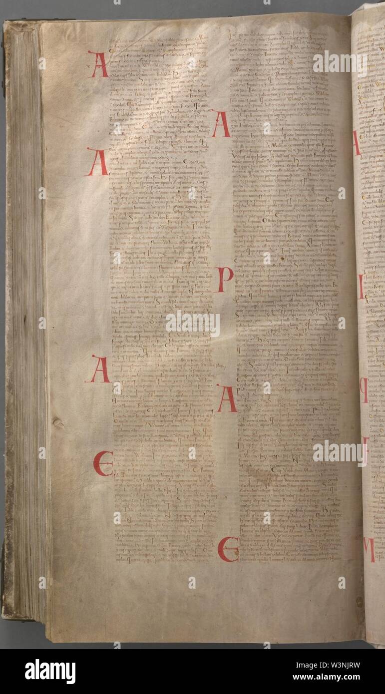 CodexGigas 600 Cosmas Stock Photo - Alamy