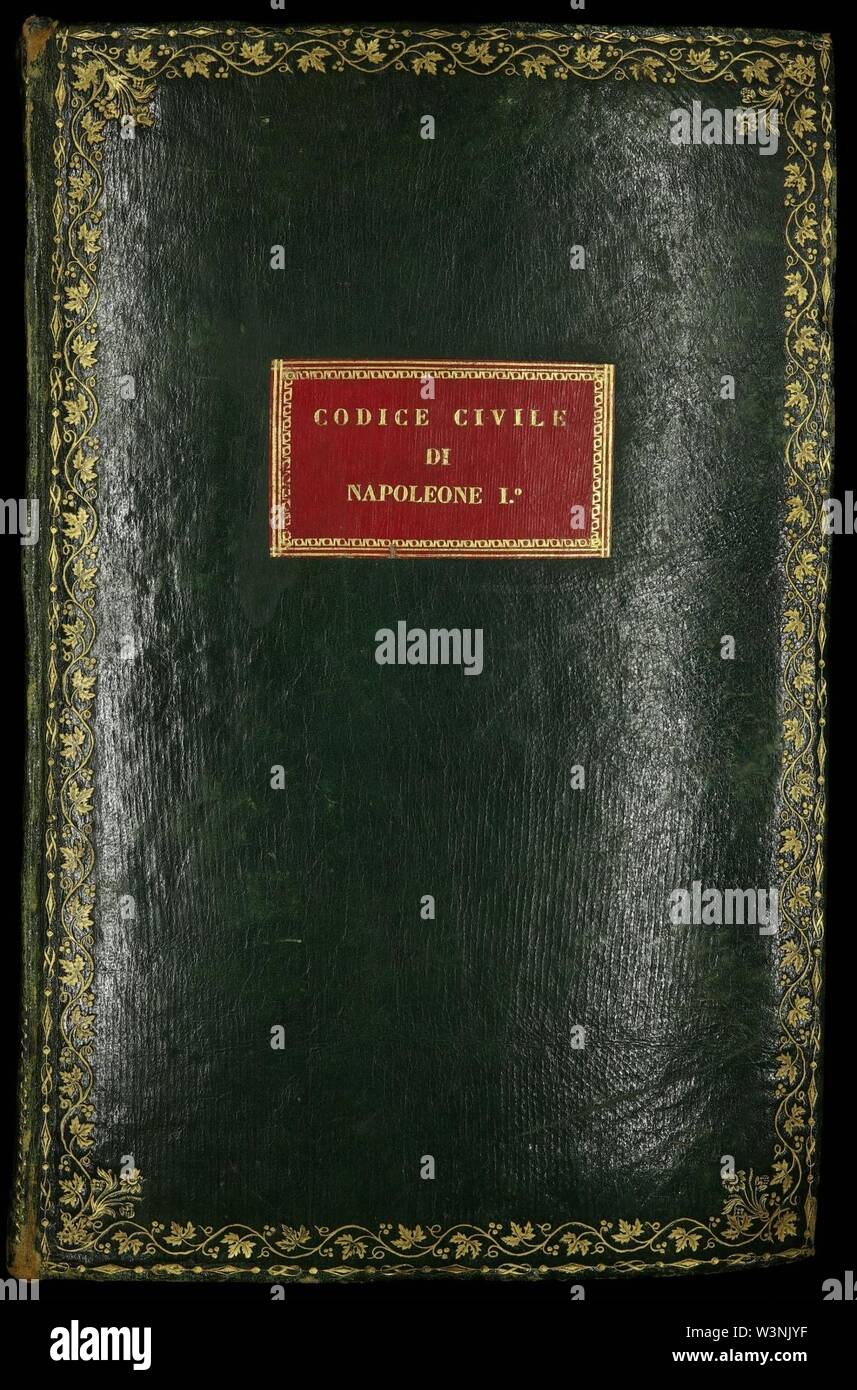 Codice Civile Napoleonico - copertina Stock Photo - Alamy
