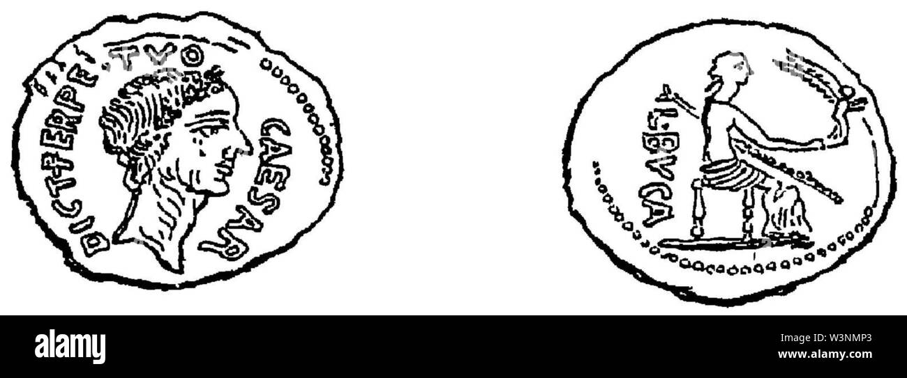 Coin of Caesar Stock Photo - Alamy