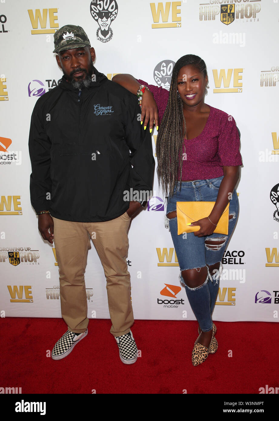West Hollywood, Ca. 16th July, 2019. Teo Hunter, Beny Ashburn, at WE tv ...