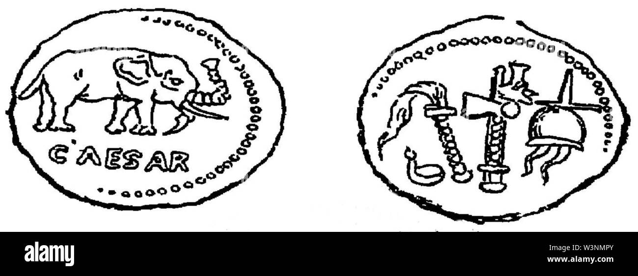 Coin of Caesar, 2 Stock Photo - Alamy