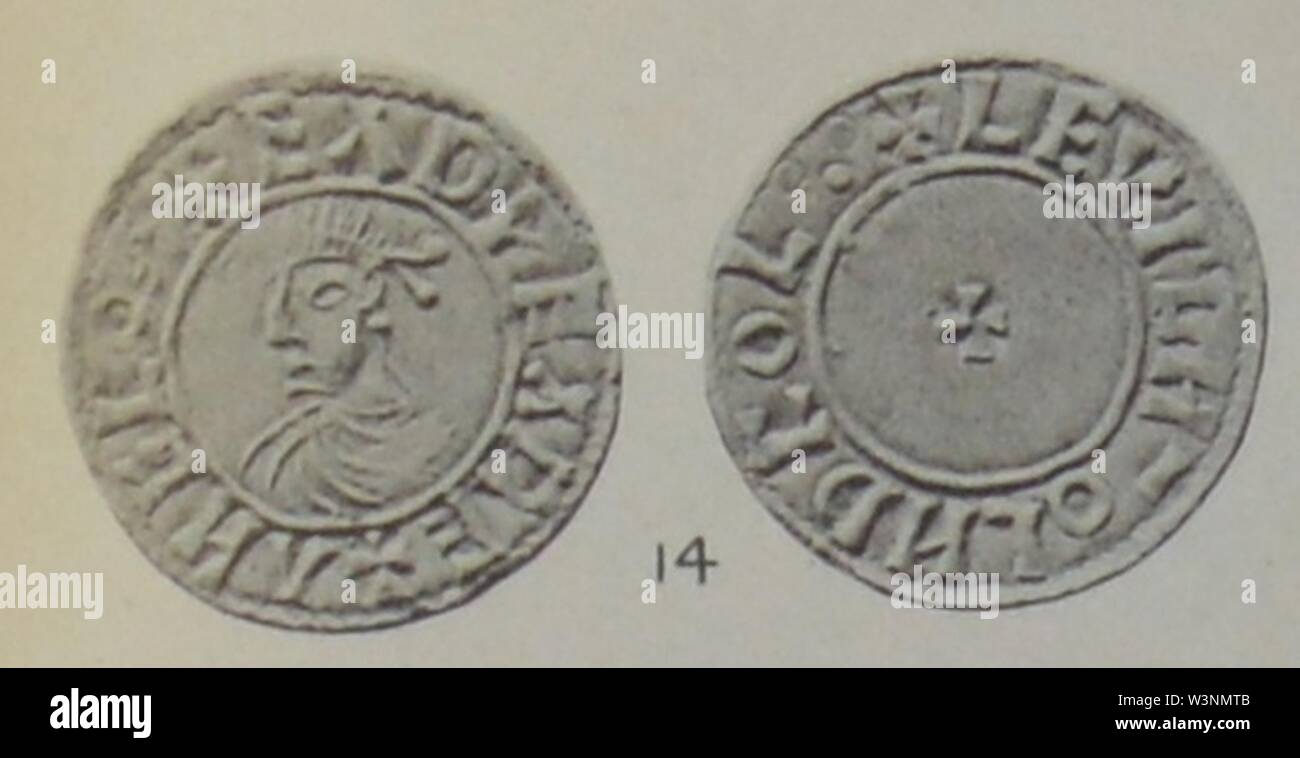 Coin of King Edward the Martyr Stock Photo - Alamy