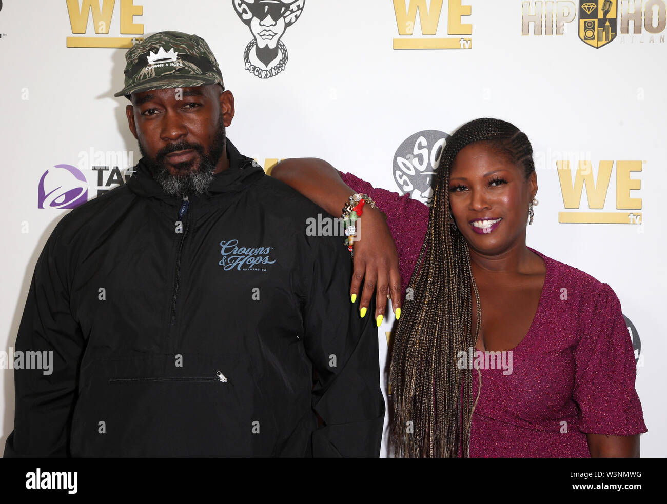 West Hollywood, Ca. 16th July, 2019. Teo Hunter, Beny Ashburn, at WE tv ...