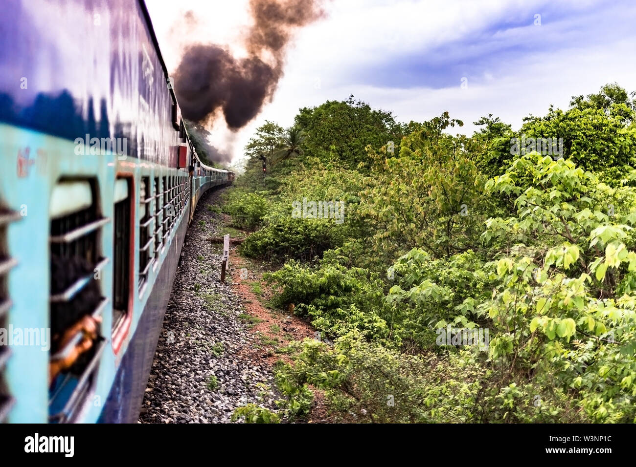 Indian train window hi-res stock photography and images - Alamy
