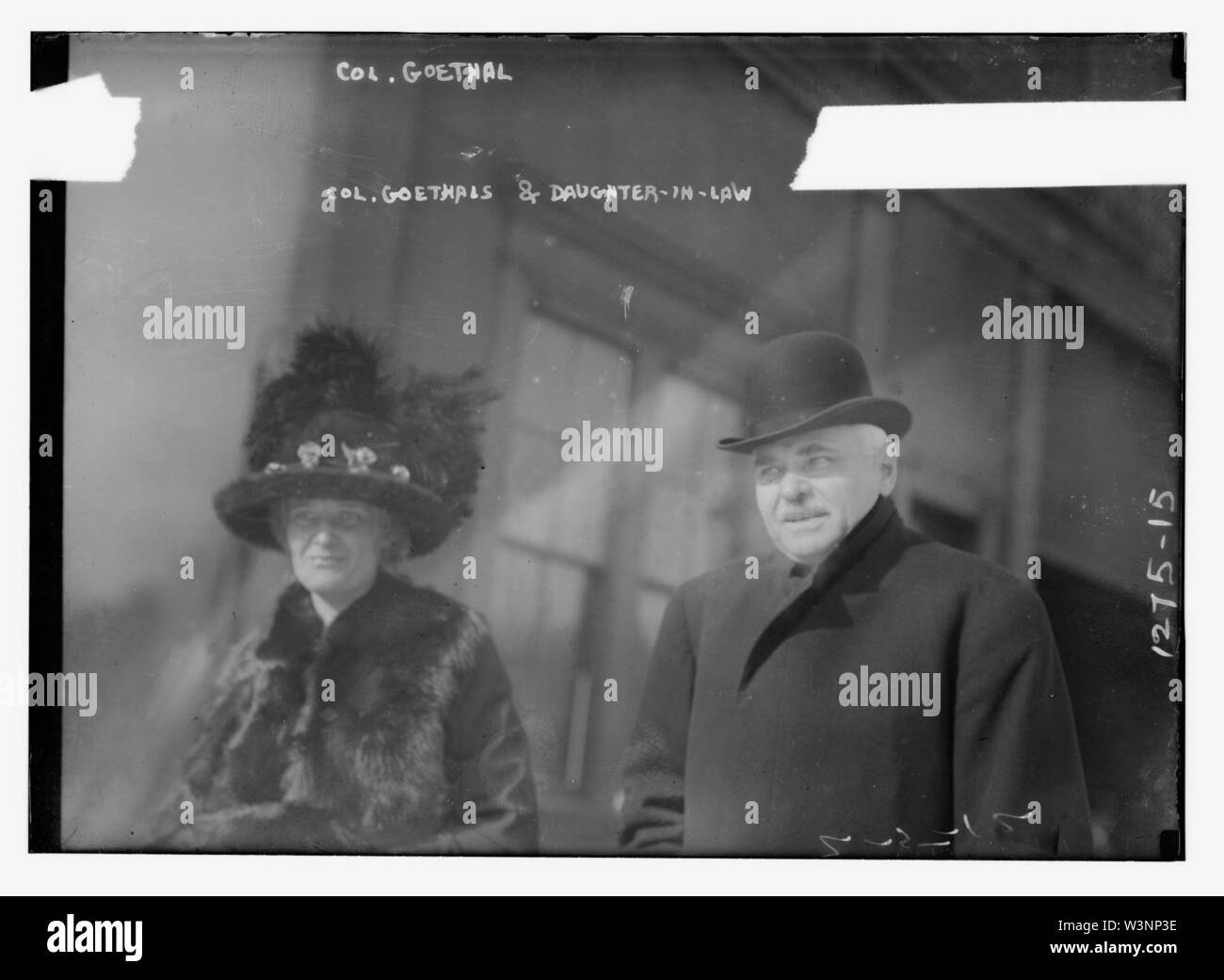 Col. Goethals and daughter-in-law Stock Photo - Alamy