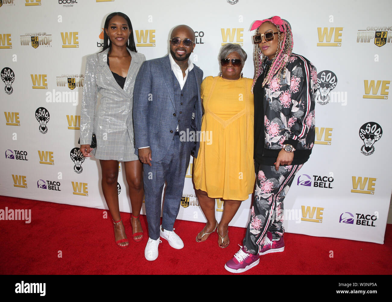 West Hollywood, Ca. 16th July, 2019. Shaniah Mauldin, Jermaine Dupri ...