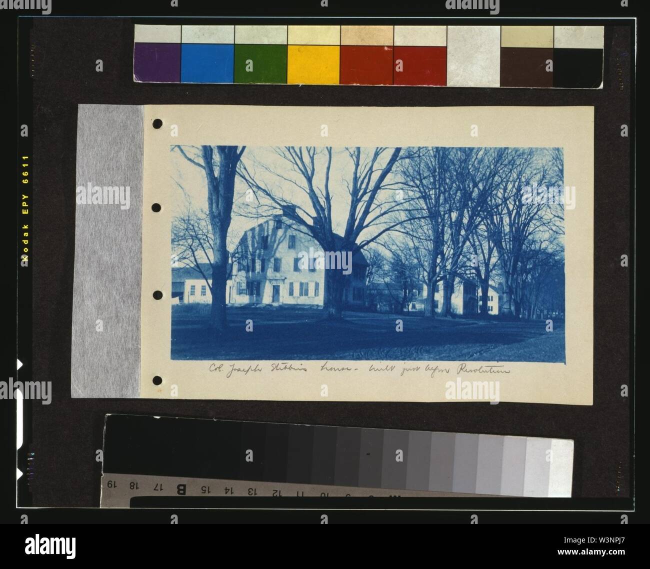 Col. Joseph Stebbins house - built just before revolution Stock Photo ...