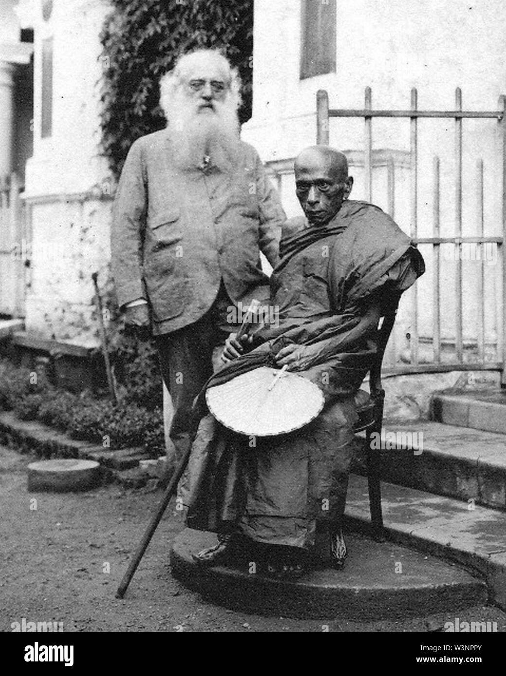 Col. Olcott and Ven. Sumangala Thero Stock Photo - Alamy