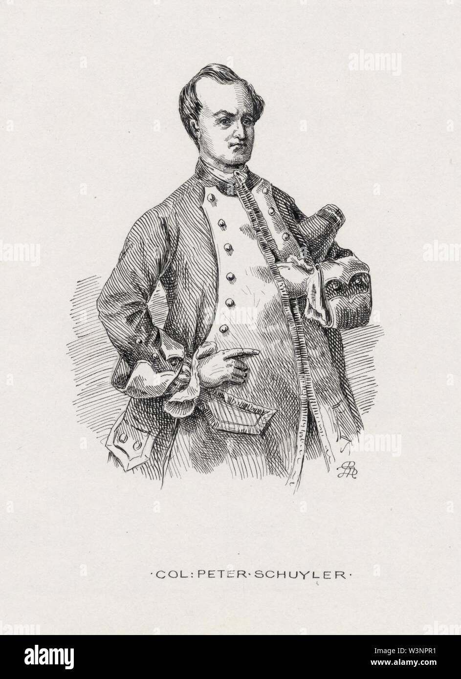 Col. Peter Schuyler Stock Photo - Alamy