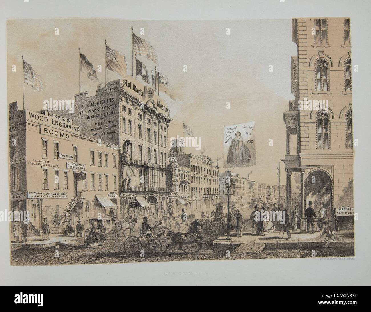 Col. Wood's Museum Stock Photo - Alamy