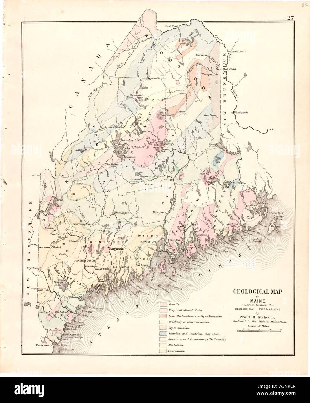 Colby's atlas of the state of Maine - including statistics and ...